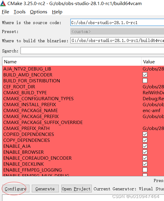 OBS 28版本Windows10下编译全过程_obs studio 28-CSDN博客