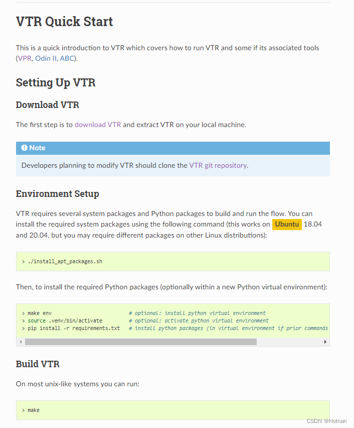 VTR(verilog-to-Routing) 在Ubuntu 上安装教程（避坑）1_vtr直装-CSDN博客