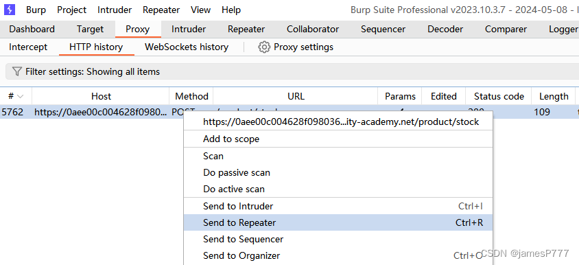 Lab: Basic SSRF against the local server 实验：简单的SSRF本地服务器攻击-CSDN博客
