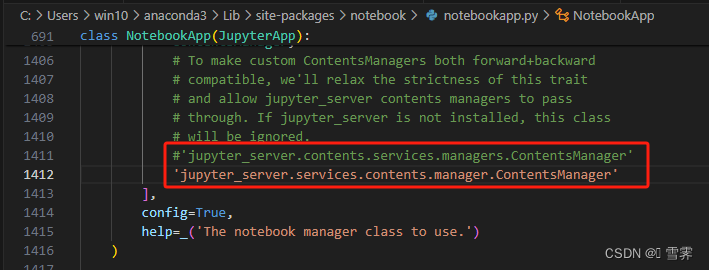 Jupyter notebook报错：No module named ‘jupyter_server.contents‘_no module named jupyter-CSDN博客