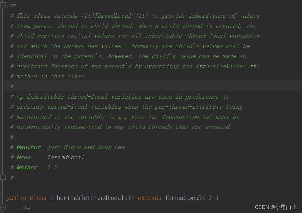 InheritableThreadLocal-CSDN博客