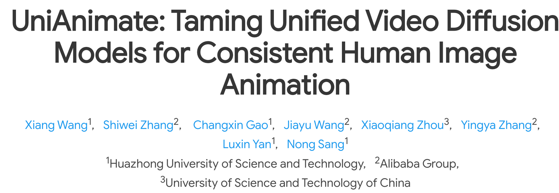 超越AnimateAnyone, 华中科大&中科大&阿里提出Unimate,可以根据单张图片和姿势指导生成视频。_unianimate-CSDN博客