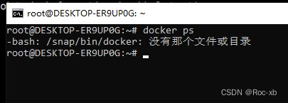 -bash: /snap/bin/docker: 没有那个文件或目录-CSDN博客