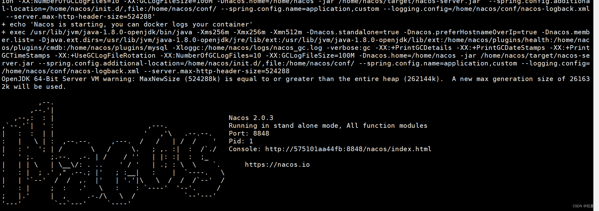 使用docker安装nacos2.0，解决nacos-logback.xml (No such file or directory)-CSDN博客
