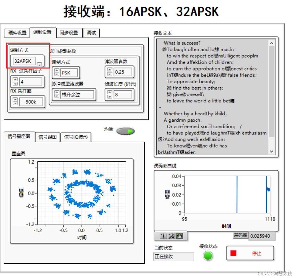 【USRP】调制解调系列6：16APSK、32APSK 、基于labview的实现-CSDN博客