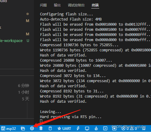 ESP32 IDF LVGL8.0 flash 外部字库显示 中文显示_lvgl 外部flash-CSDN博客