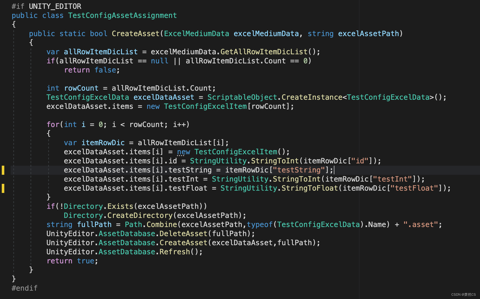 【Unity】升级版·Excel数据解析，自动创建对应C#类，自动创建ScriptableObject生成类，自动序列化Asset文件_unity如何将excel中的数据转为指定链表中的子链表 ...