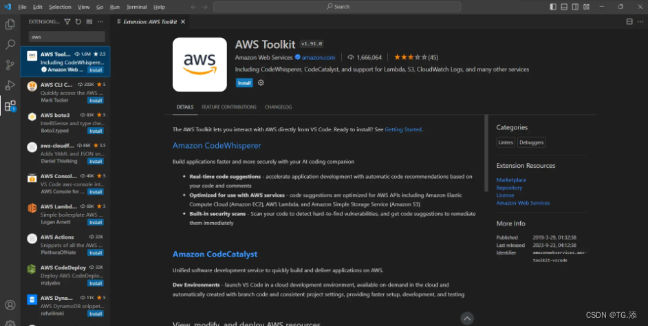 AI编程助手探索之旅：Amazon CodeWhisperer 提高编程效率的利器_vscode code whisperer-CSDN博客