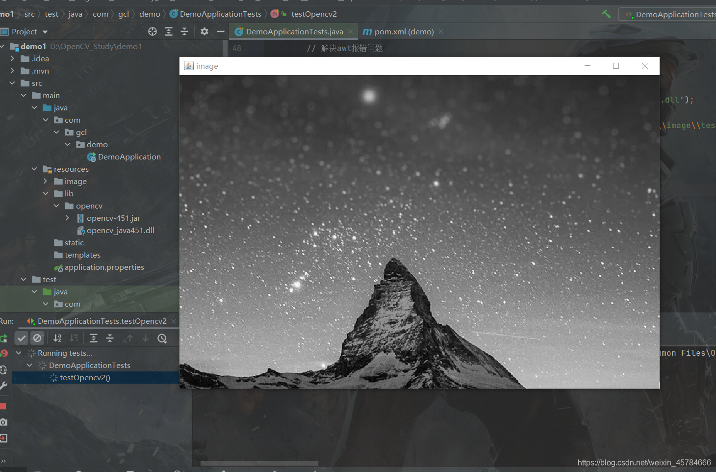 OpenCV-Java版学习（1.在IDEA中使用OpenCV）_opencv java开发文档 教程-CSDN博客
