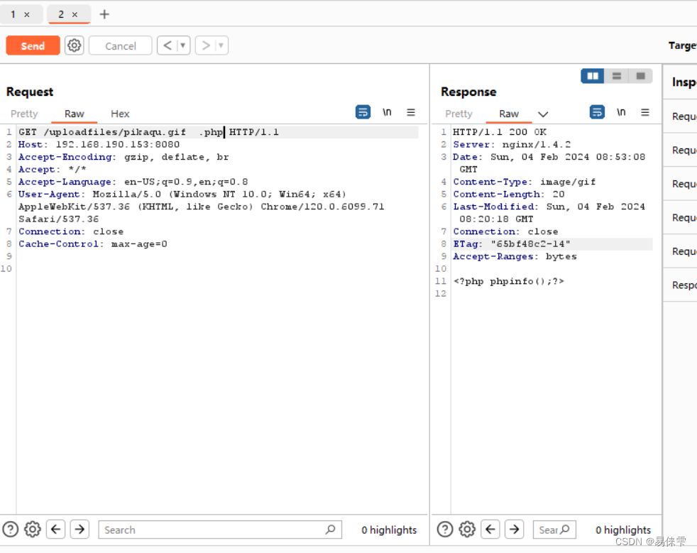第59天-服务攻防-中间件安全&CVE 复现&IIS&Apache&Tomcat&Nginx_if-none-match: "2d-432a5e4a73a80-CSDN博客