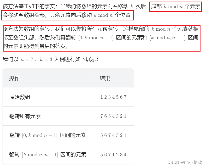 LeetCode Hot100 189.轮转数组-CSDN博客