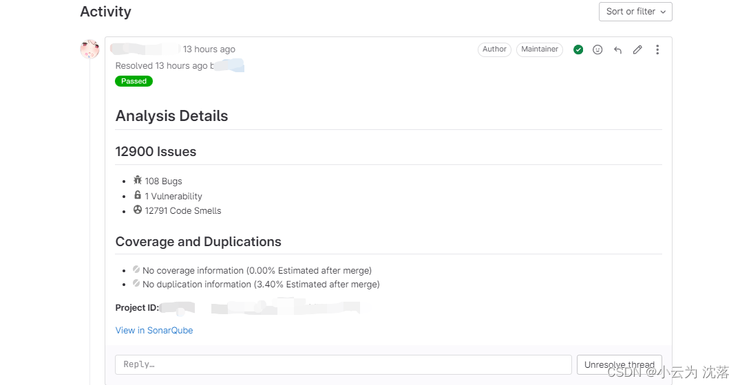 gitlab集成sonar，实现pull request_sonar.pullrequest.key-CSDN博客