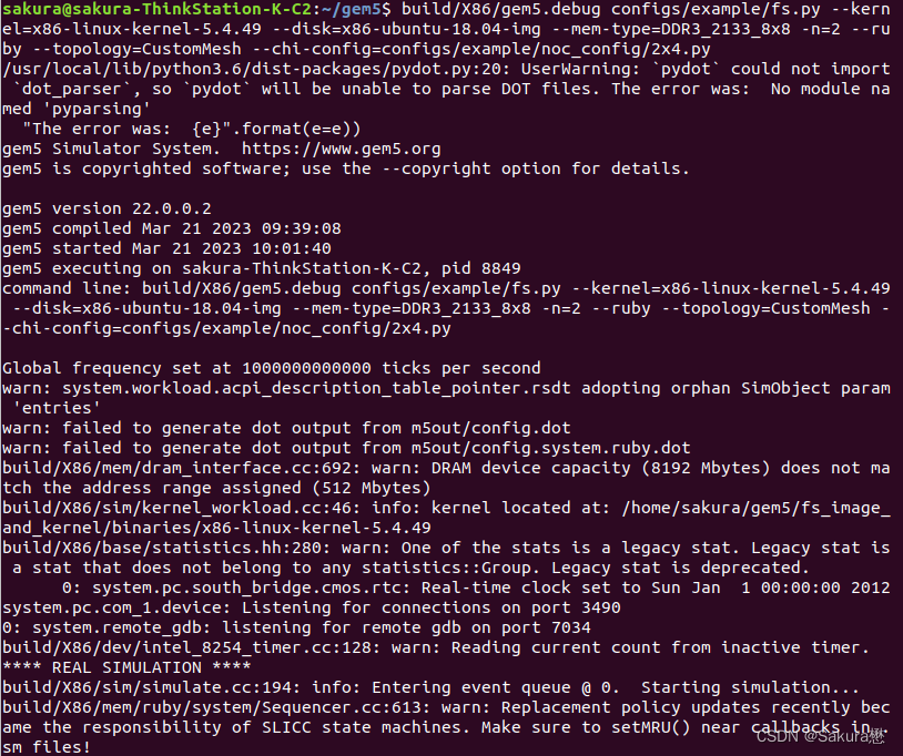 如何在gem5中配置ruby协议_gem5 配置chi-CSDN博客