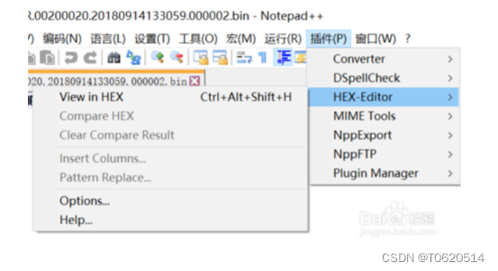 二进制文件如何使用Notepad读取显示_notepad二进制打开文件-CSDN博客