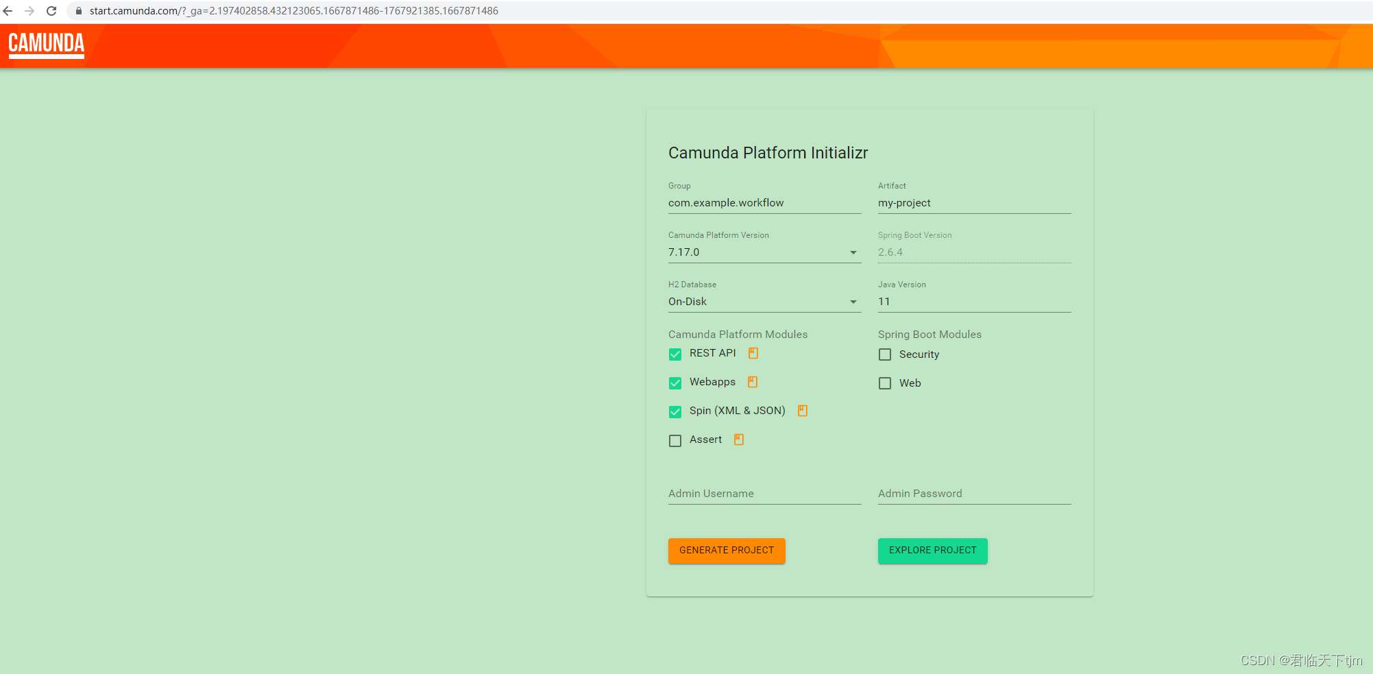 camunda-external-task-java外部任务项目启动失败，Error creating bean with name ‘externalTaskClient ...