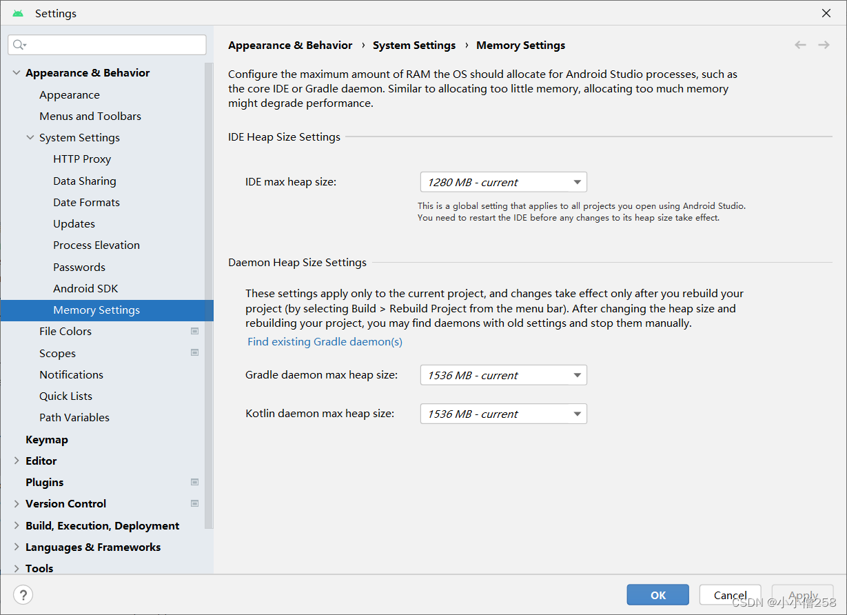 (J或A)IDEA/Eclipse闪退报错：There is insufficient memory for the Java Runtime Environment to continue ...