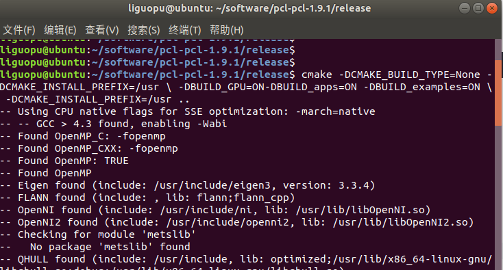 PCL从理解到应用【02】PCL环境安装 | PCL测试| Linux系统_pcl安装-CSDN博客