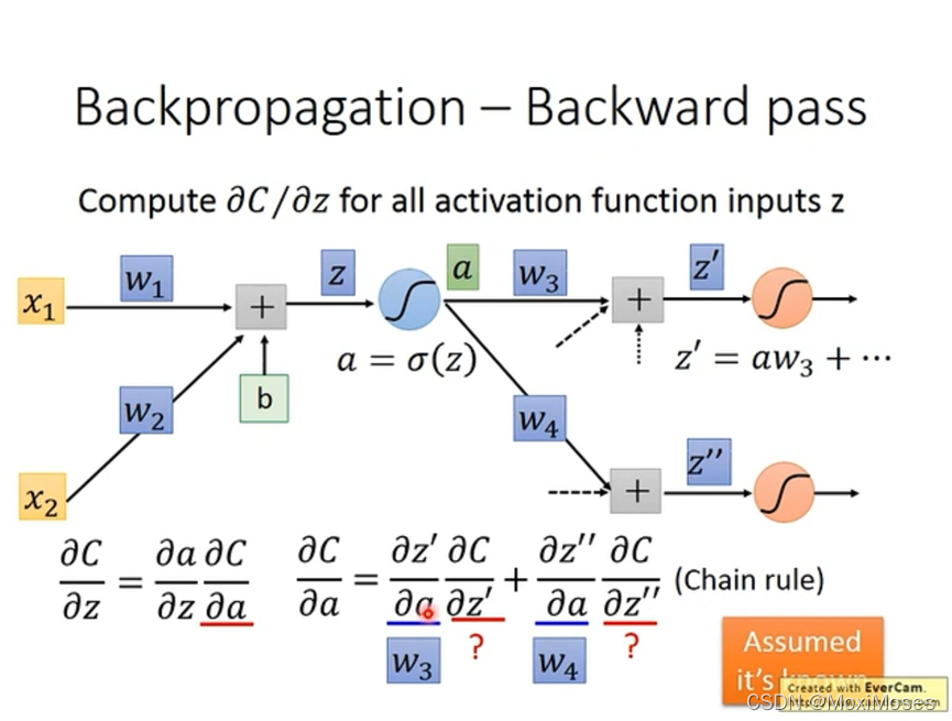 李宏毅机器学习笔记第2周-反向传播基础知识_backpropagation的forward pass-CSDN博客