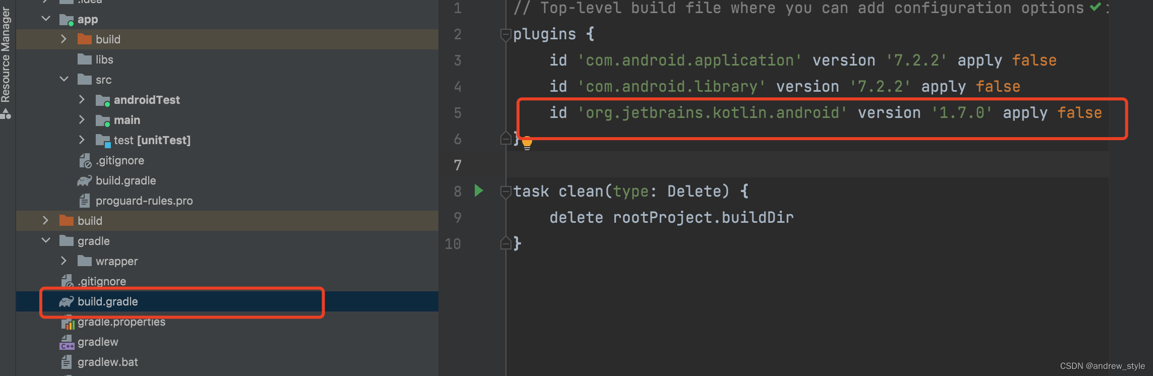 package xxx does not exist_id 'com.android.application' version '7.2.2' apply-CSDN博客