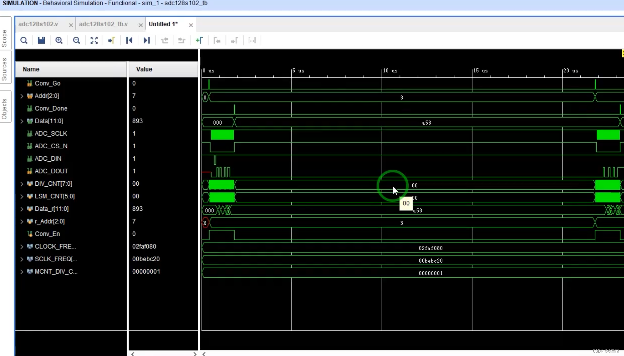 ADC128S102模数转换芯片接口的实验-CSDN博客