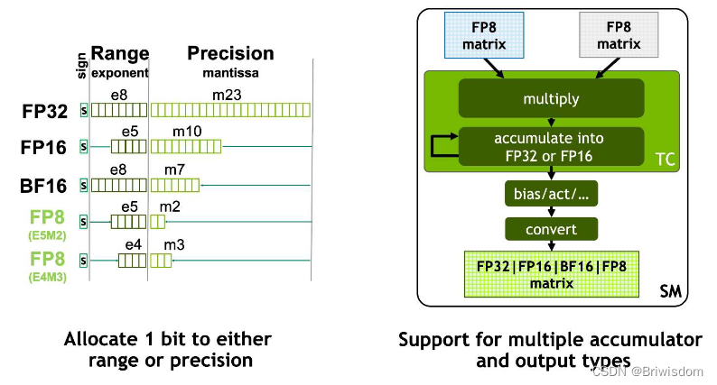 从浮点数定义到FP8: AI模型中不同的数据类型-CSDN博客
