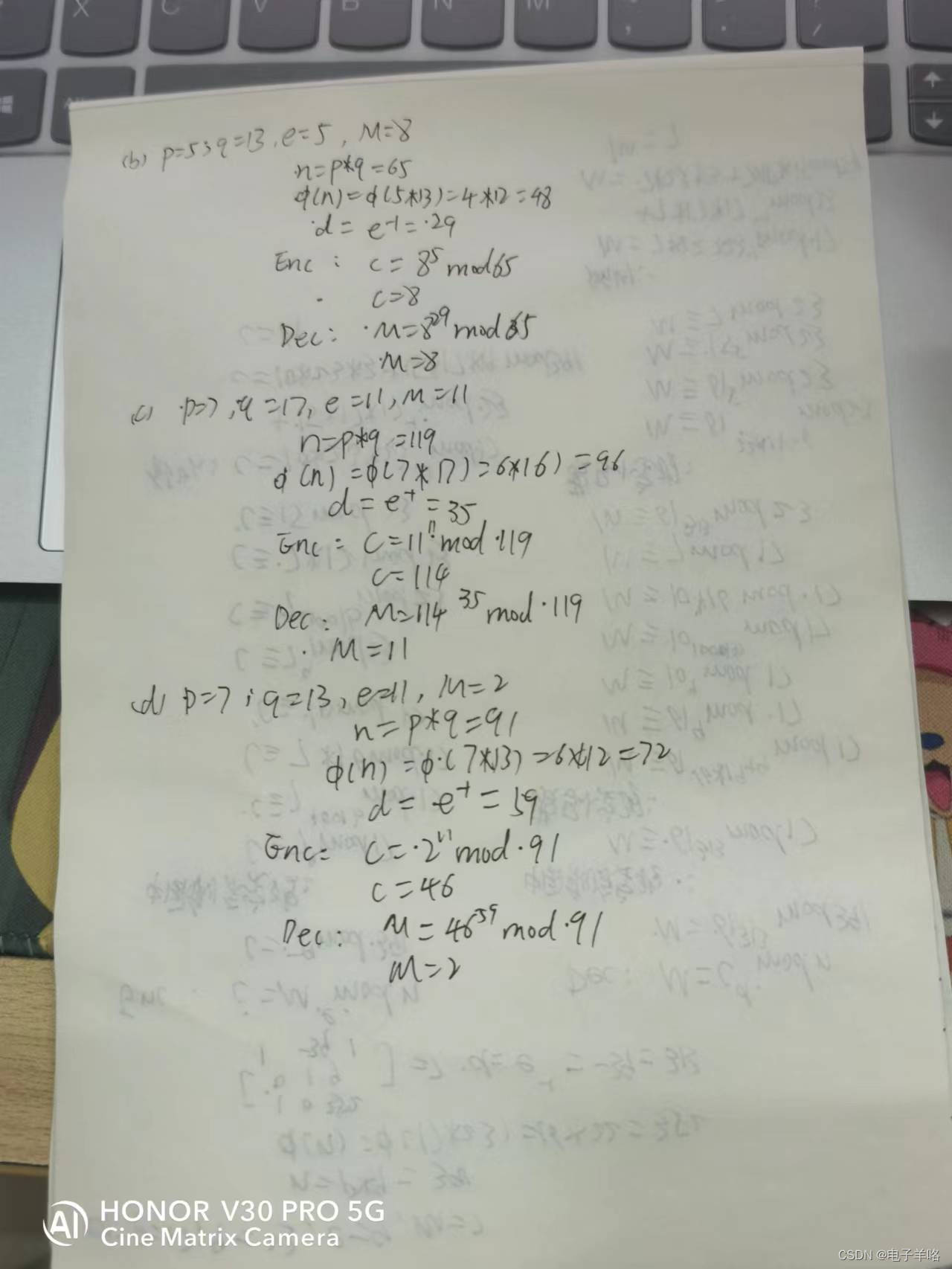 ComSec作业三：RSA-CSDN博客