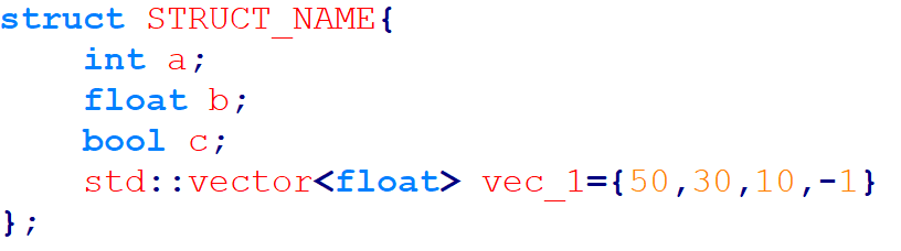 C笔记之结构体内对vector初始化,一般初始化,和类内私有vector类型成员变量初始化stdvector 初始化 Csdn博客