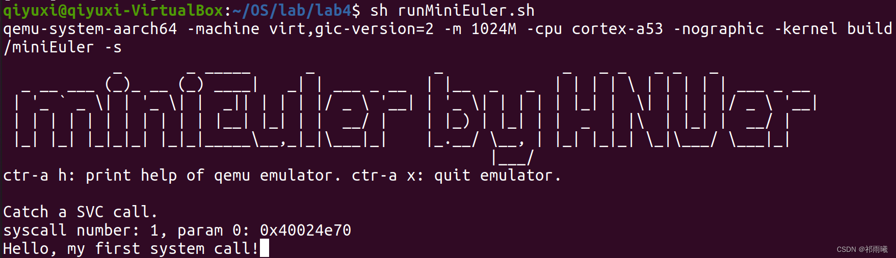 HNU-操作系统OS-实验lab4 异常处理_hnu os lab-CSDN博客
