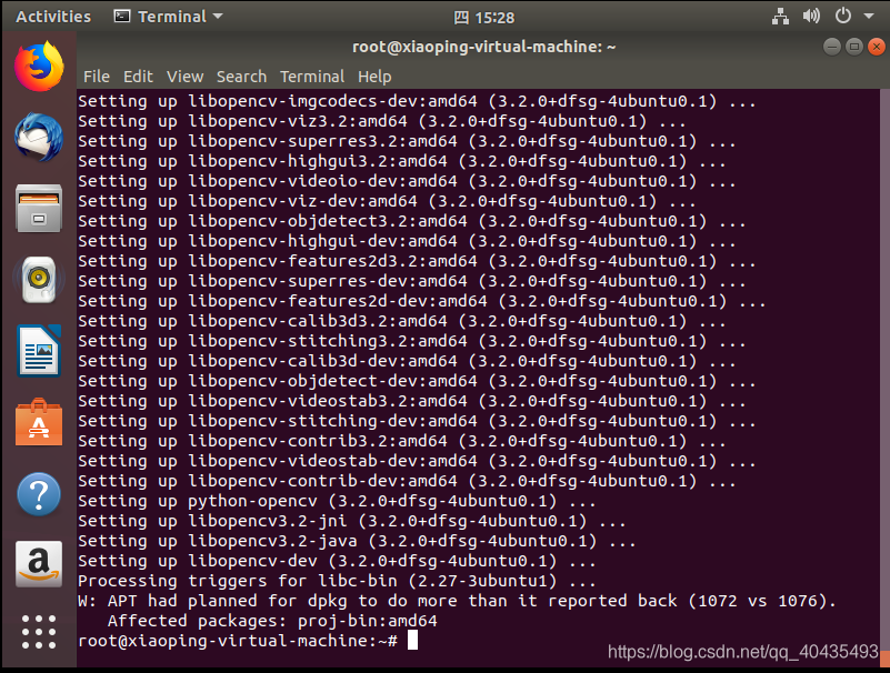 基于Ubuntu的OpenCV配置_libopencv-dev 安装后添加路径-CSDN博客