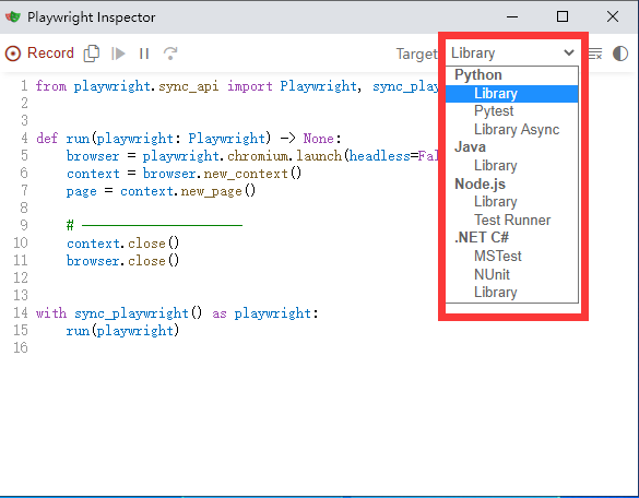 《最新出炉》系列入门篇-Python+Playwright自动化测试-40-录制生成脚本_playwright+python-CSDN博客
