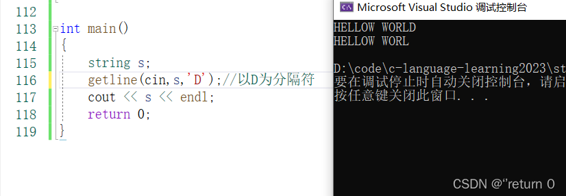 C++ getline_c++里getline函数碰到空格会怎么办-CSDN博客