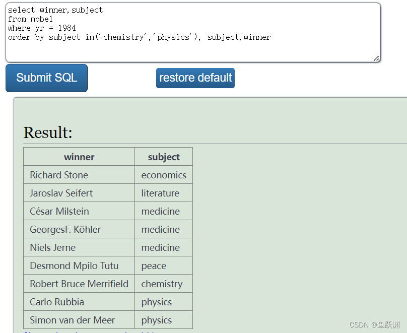 数据分析入门_SQLZoo练习-CSDN博客