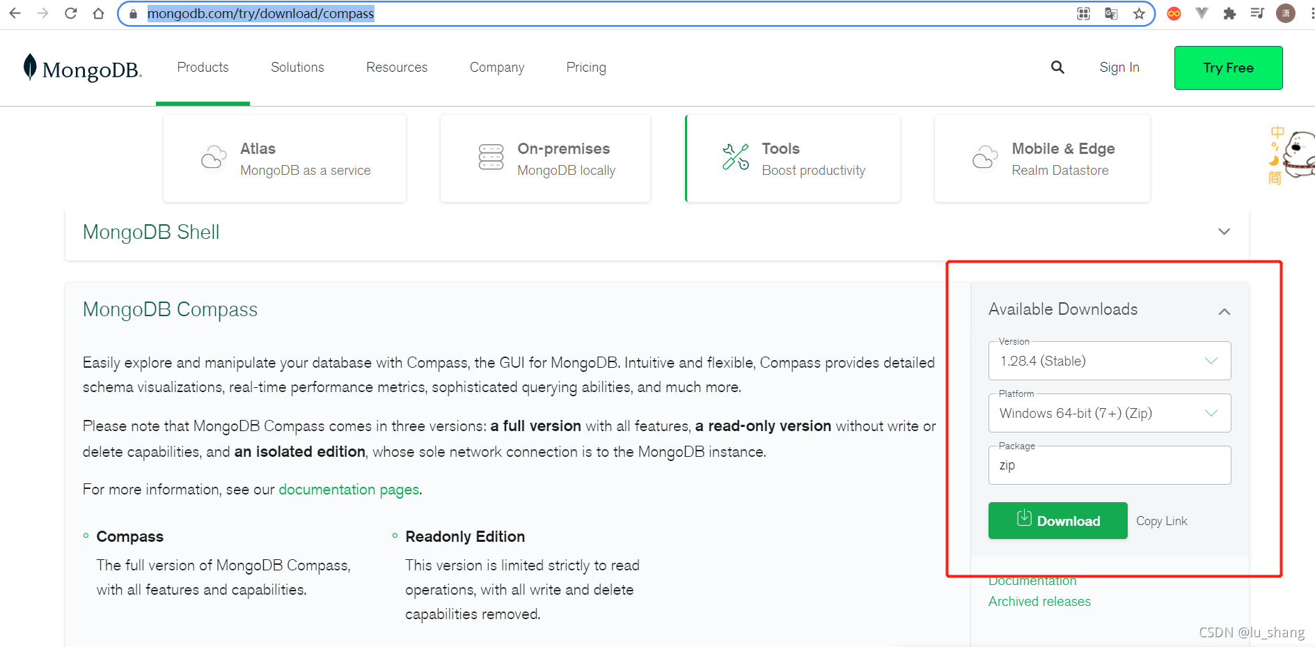 MongoDB Compass 安装与使用-CSDN博客