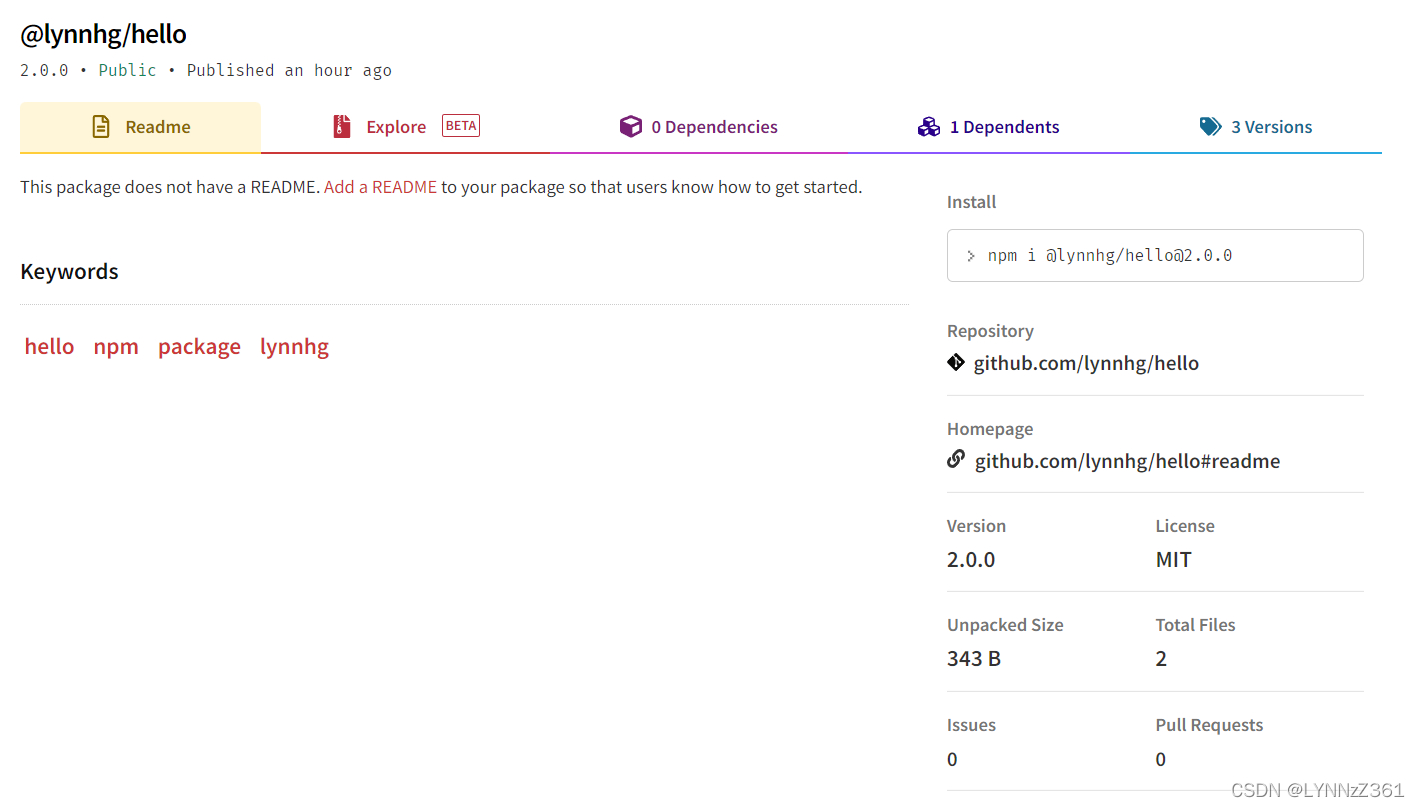 【Npm】如何发布一个npm包？_enter one-time password from your authenticator ap-CSDN博客