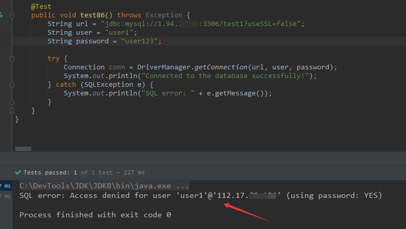 Java连接MySQL报SQL error: Access denied for user ‘root‘@‘localhost‘ (using password: YES)-CSDN博客