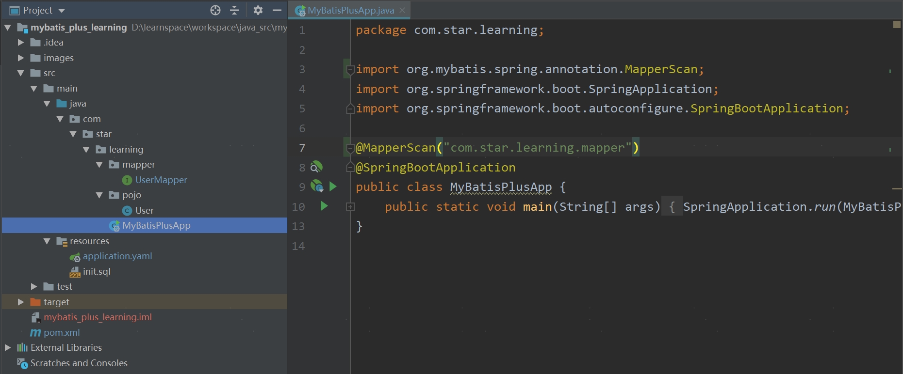 MyBatisPlus详解(一)项目搭建、@TableName、@TableId、@TableField注解与常见配置_mybatisplus项目-CSDN博客