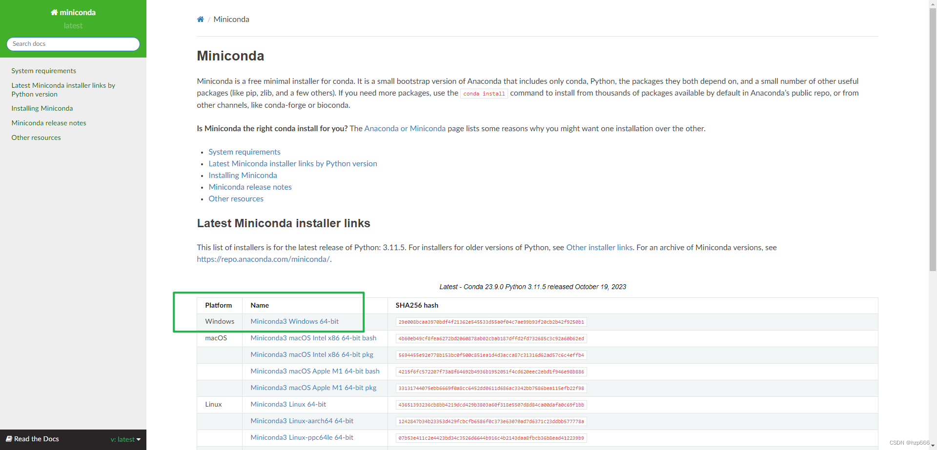 Miniconda安装与镜像源设置教程-CSDN博客