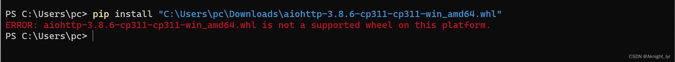 非适配版本的whl文件该怎么安装_python cp312-CSDN博客
