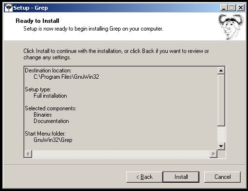 windows安装gnu_如何在Windows上下载，安装和使用GNU Grep？-CSDN博客
