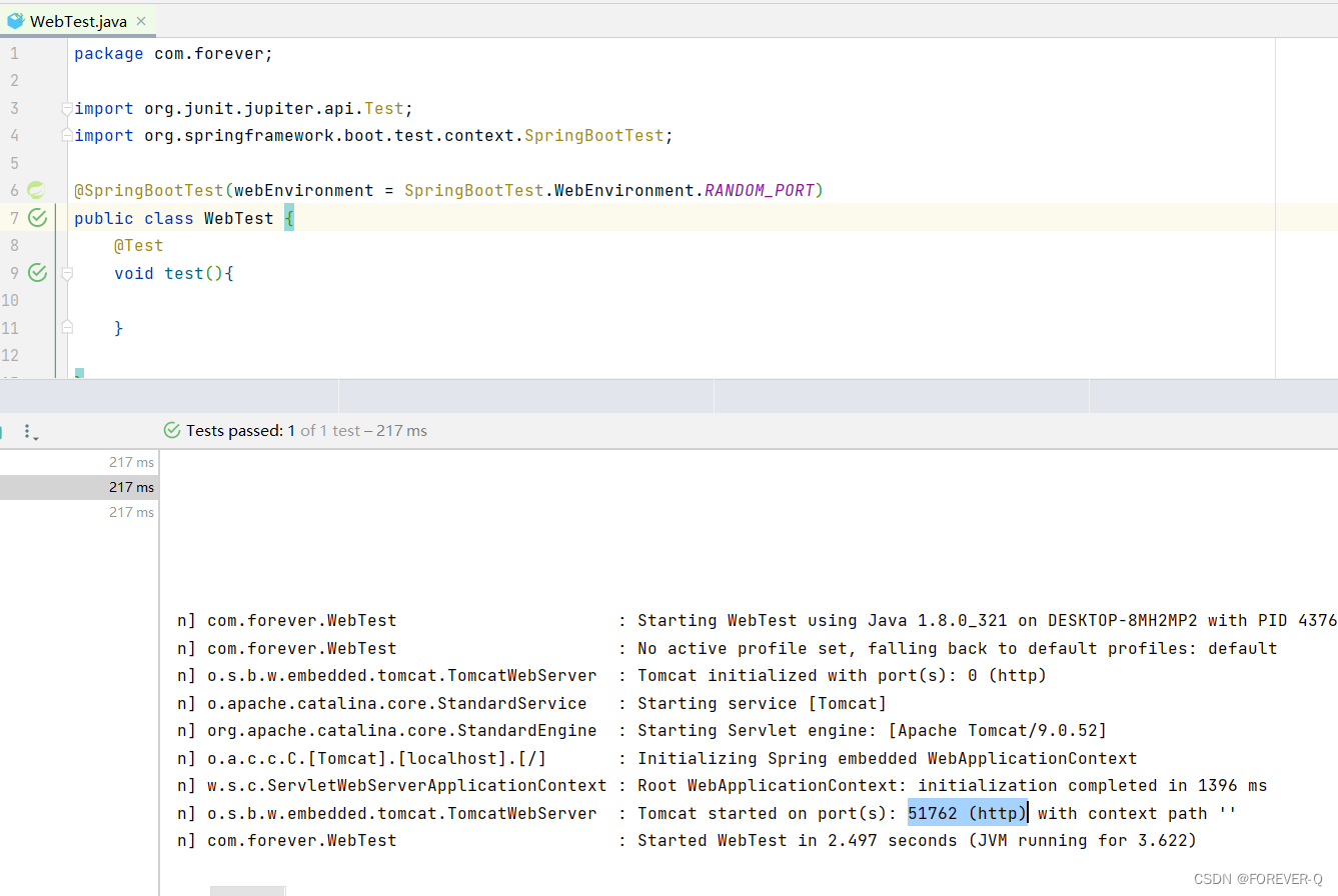 SpringBoot测试类启动web环境-上篇_webenvironment = springboottest.webenvironment ...