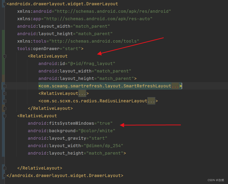 DrawerLayout嵌套布局导航栏导致不透明_androidx.drawerlayout.widget.drawerlayout-CSDN博客