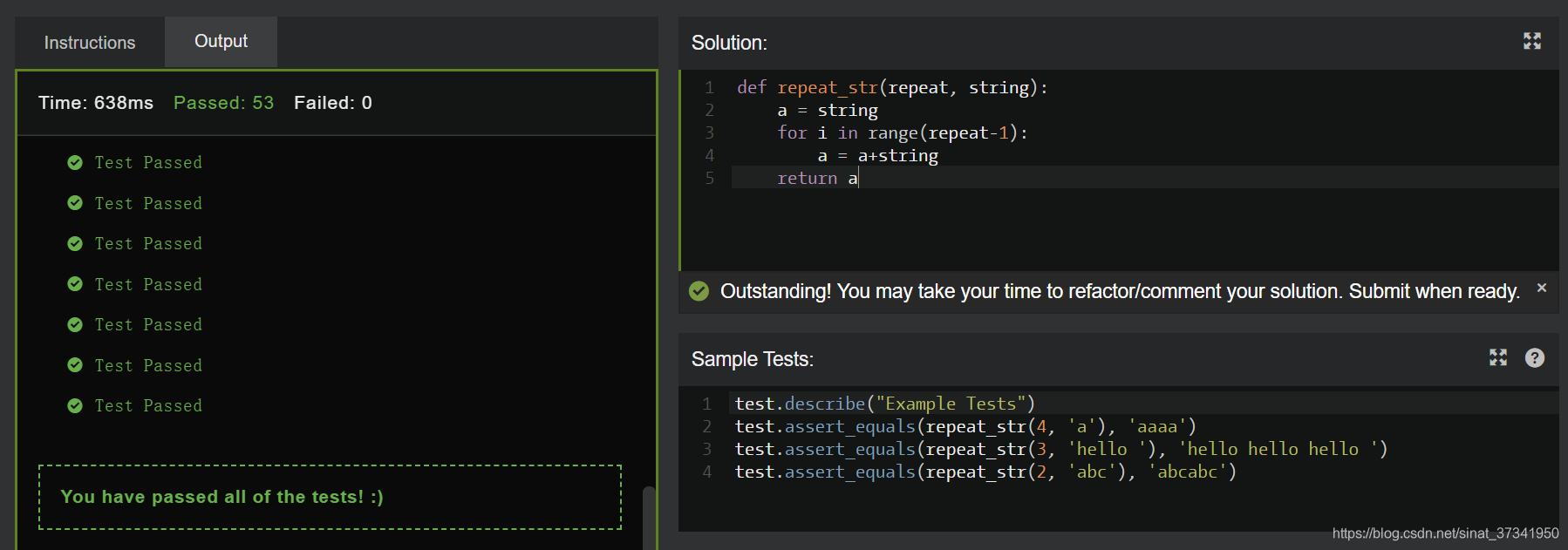 入坑codewars第一天-Invert values、String repeat、List Filtering-CSDN博客