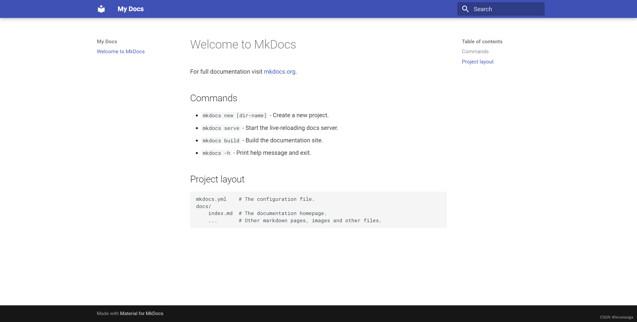 Mkdocs+Material+GithubPage+Github Action自动化搭建你自己的博客！_mkdocs material-CSDN博客