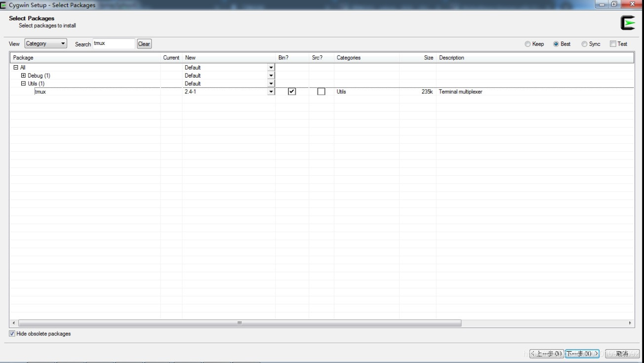windows 安装 Cygwin 配置 tmux_cygwin tmux-CSDN博客