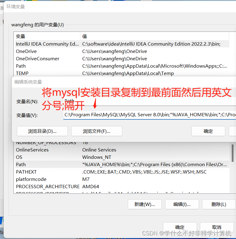 Windows 11安装MySQL 8.0详细教程不会报错，解决各种报错问题_win11安装mysql8.0-CSDN博客