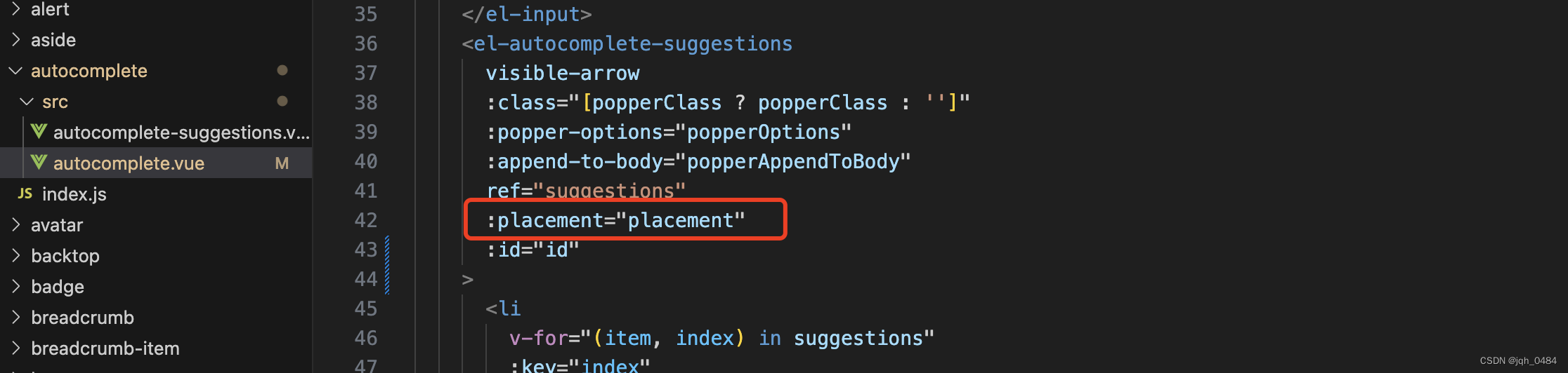 element-ui autocomplete 组件源码分享_el-autocomplete属性-CSDN博客