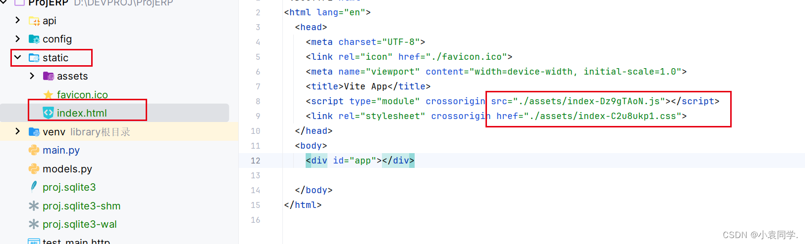 Vue项目build 静态文件部署到fastapi后台中访问白屏,访问不到?dist包中的静态文件在fastadmin项目中获取不到 Csdn博客