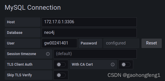 dial tcp 127.0.0.1:3306: connect: connection refused db query error: failed to connect to server ...