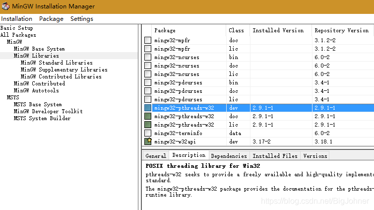 Windows下 VS code ＋MinGW如何添加安装 pthread.h_vscode运行pthread库-CSDN博客