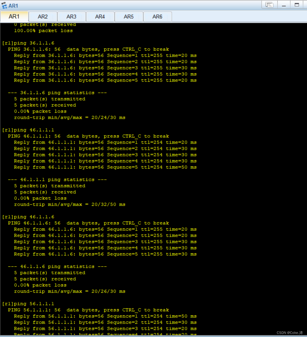 MFRE（full-mesh&hub-spoken）环境下运行OSPF_hub-spoke full-mesh-CSDN博客